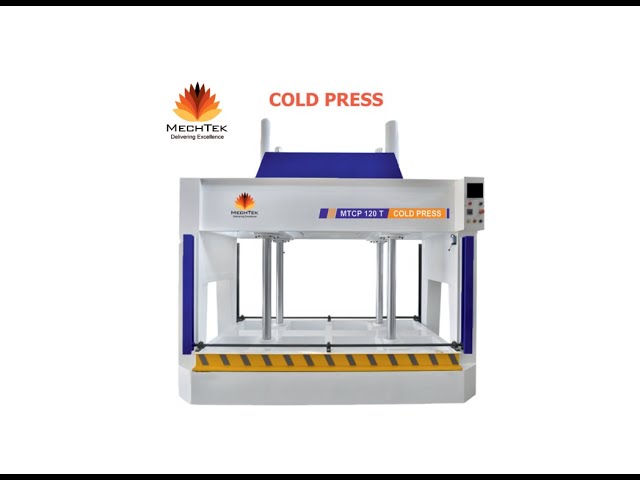 Hot And Cold Press Machine - MTCP 120T Cold Press Laminate Pressing ...