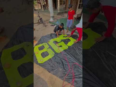 buat layangan lele ukuran super jumbo #viral #layangan #gapangan #diy #jumbo