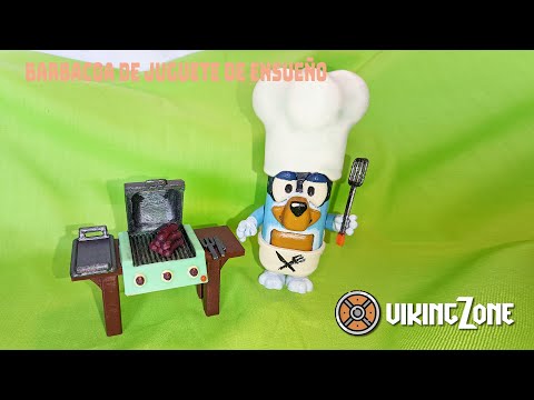 🧸 Dream Toy Barbecue: Bluey, Pinypon and Barbie join in on the fun・ 3D ...
