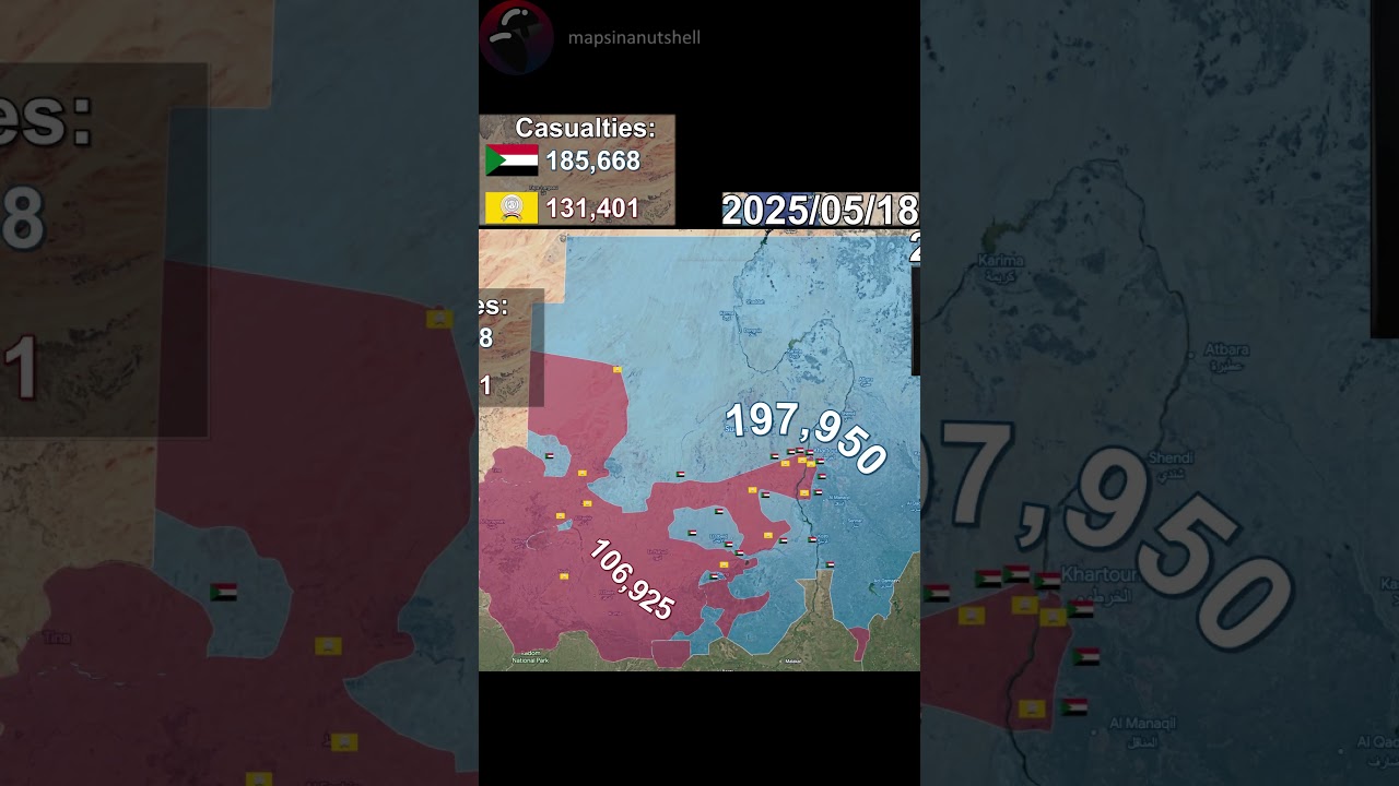 Sudanese Civil War: 2025 so far using Google Earth