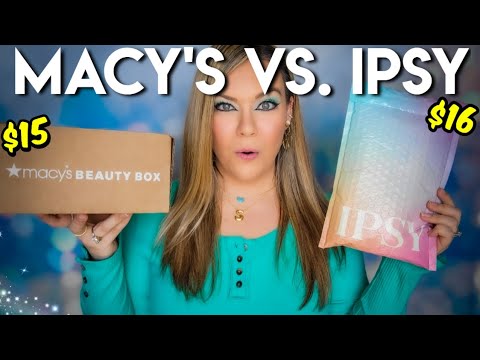 Ipsy Glam Bag Vs. Macy's Beauty Box March 2025 | A CLOSE BATTLE