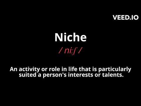 How to Pronounce Niche