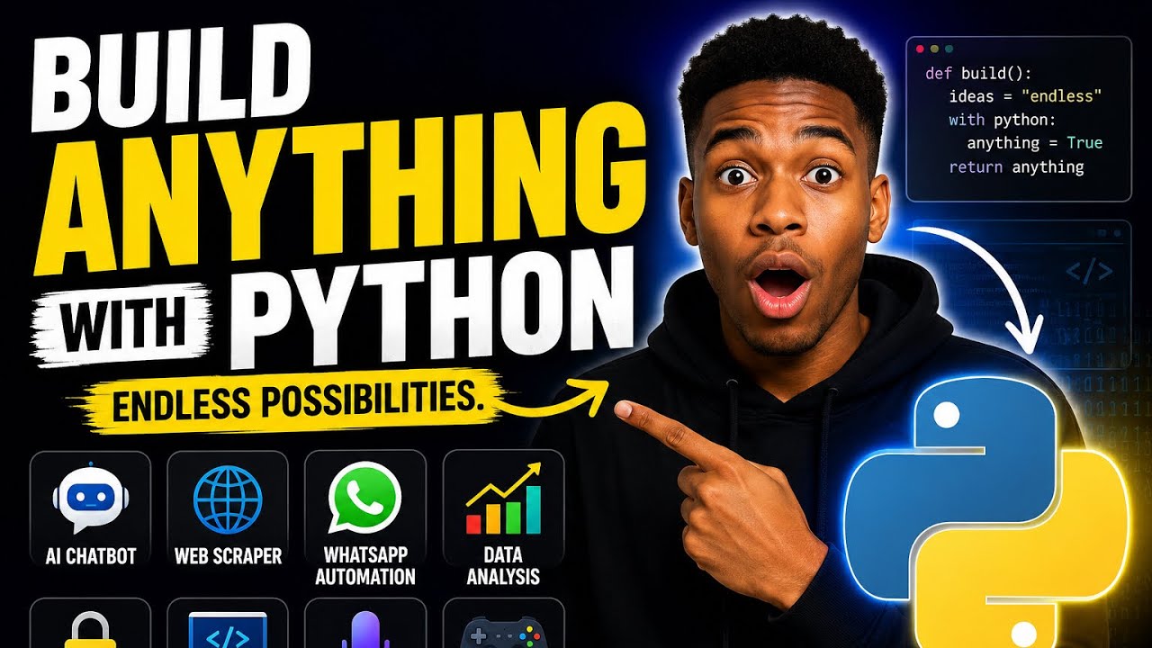 Build Anything with Python | Complete Beginner to Pro Guide