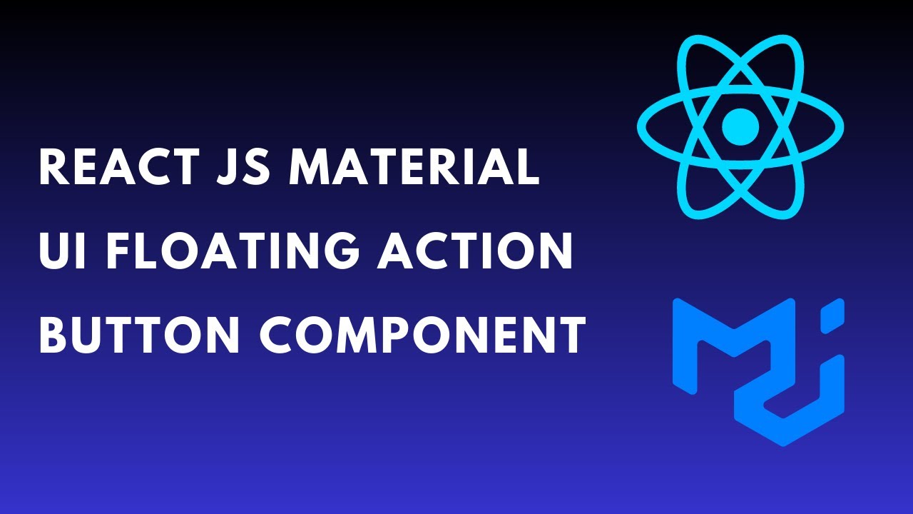 How to use reactjs material ui floating action button component