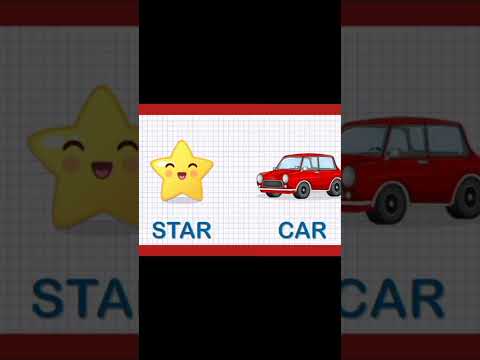 Star 🌟✨✨ Car 🚗🚗 Rhyming Words