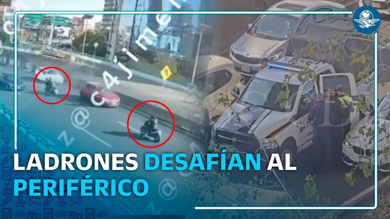 ¡Sin miedo al terror! Cometen asalto millonario y huyen en sentido contrario en Periférico