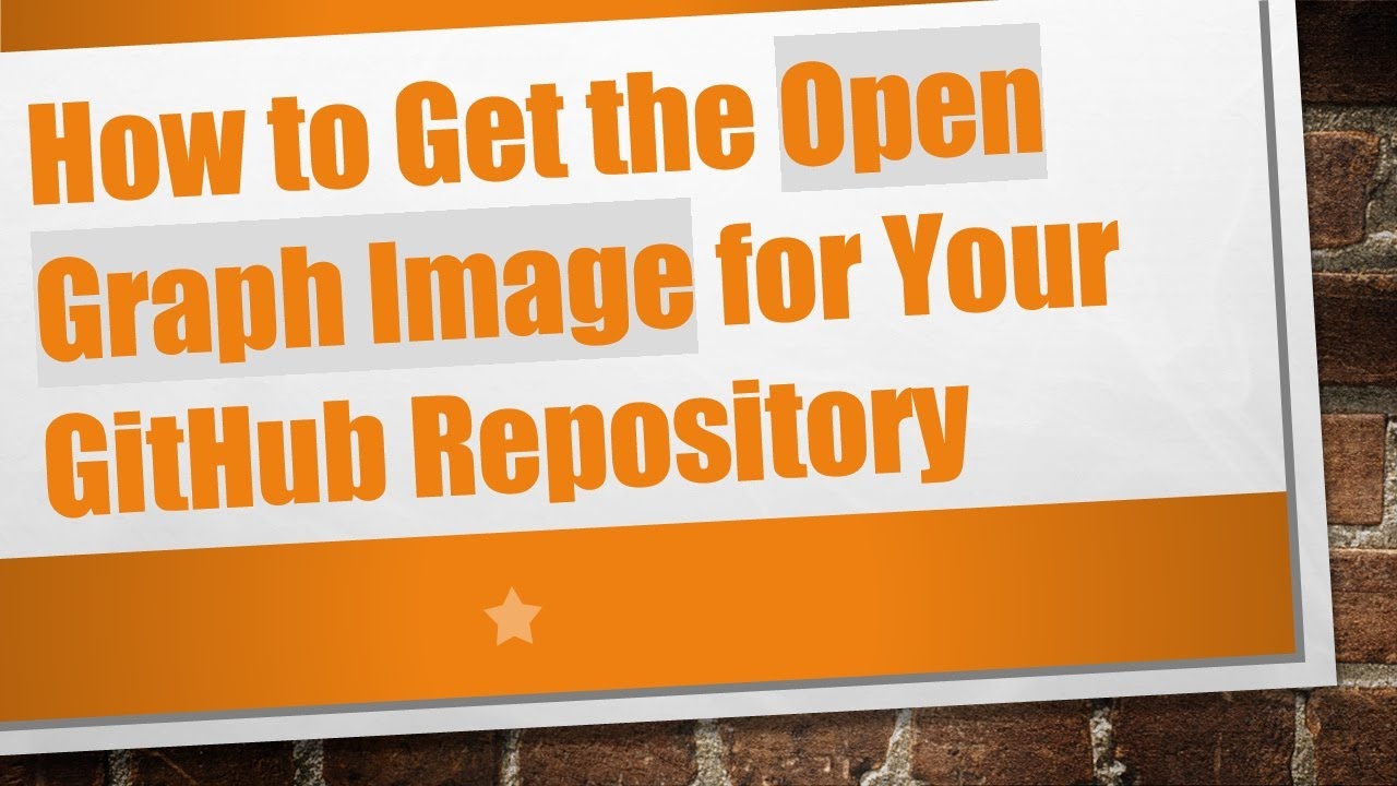 How to Get the Open Graph Image for Your GitHub Repository