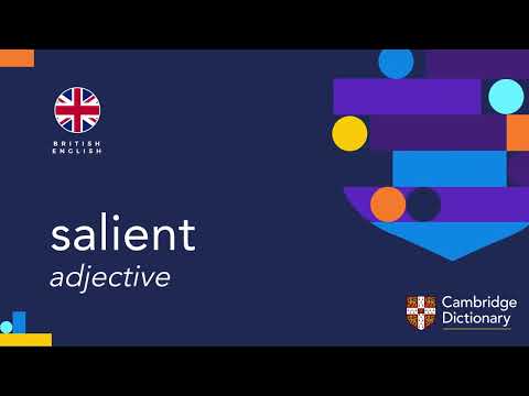 How to pronounce salient | British English and American English pronunciation