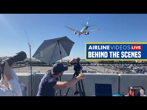 Behind the Scenes of Airline Videos Live at LAX