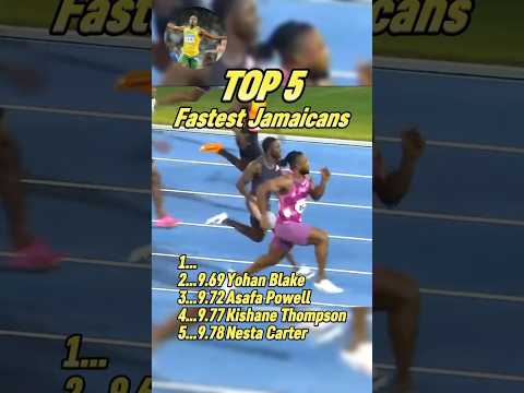 Top 5 Fastest 100m Jamaicans Ever in Sprinting History!