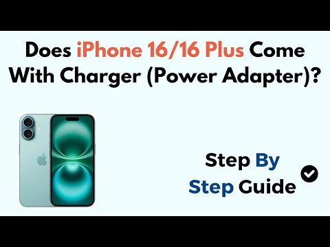 Does iPhone 16/16 Plus Come With Charger (Power Adapter)?