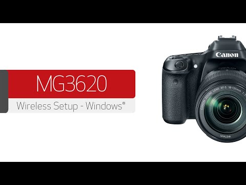 Canon PIXMA MG3620 - Connecting your Windows Computer
