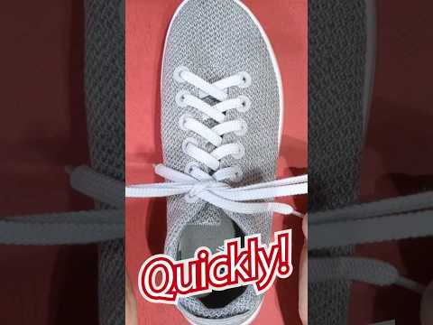 Tie Your Shoes Quickly! Tie in 2 seconds