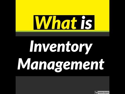 What is Inventory Management in English | Basic Concept