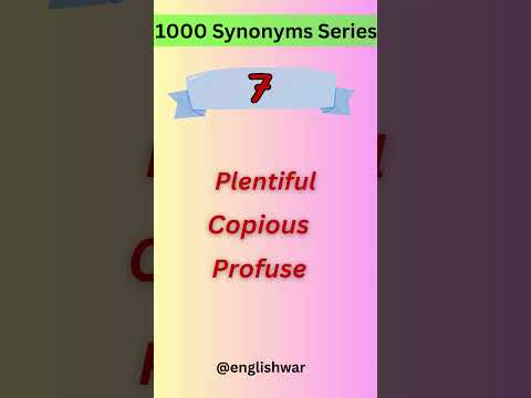 Abundant synonym #bank #english #ssc #vocabulary