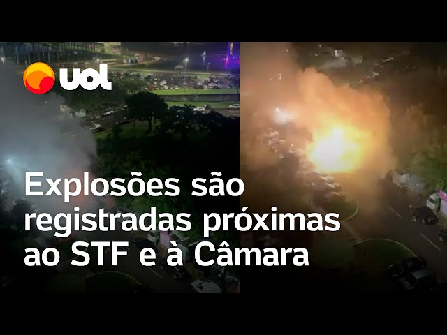 Homem tenta invadir STF com explosivos e morre na Praça dos 3 Poderes
