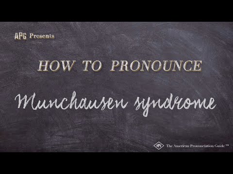 How to Pronounce Munchausen syndrome (Real Life Examples!)