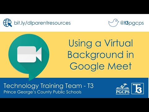 PGCPS Here 2 Help: How to Change Your Background in Google Meet