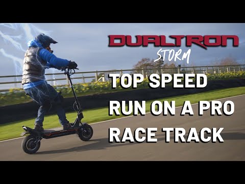 Dualtron Storm Real Top Speed - on a Pro Race Track!