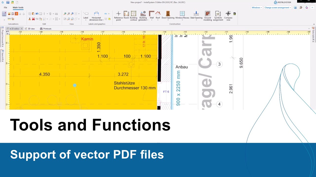 InstalSystem 5 - Support of vector PDF files