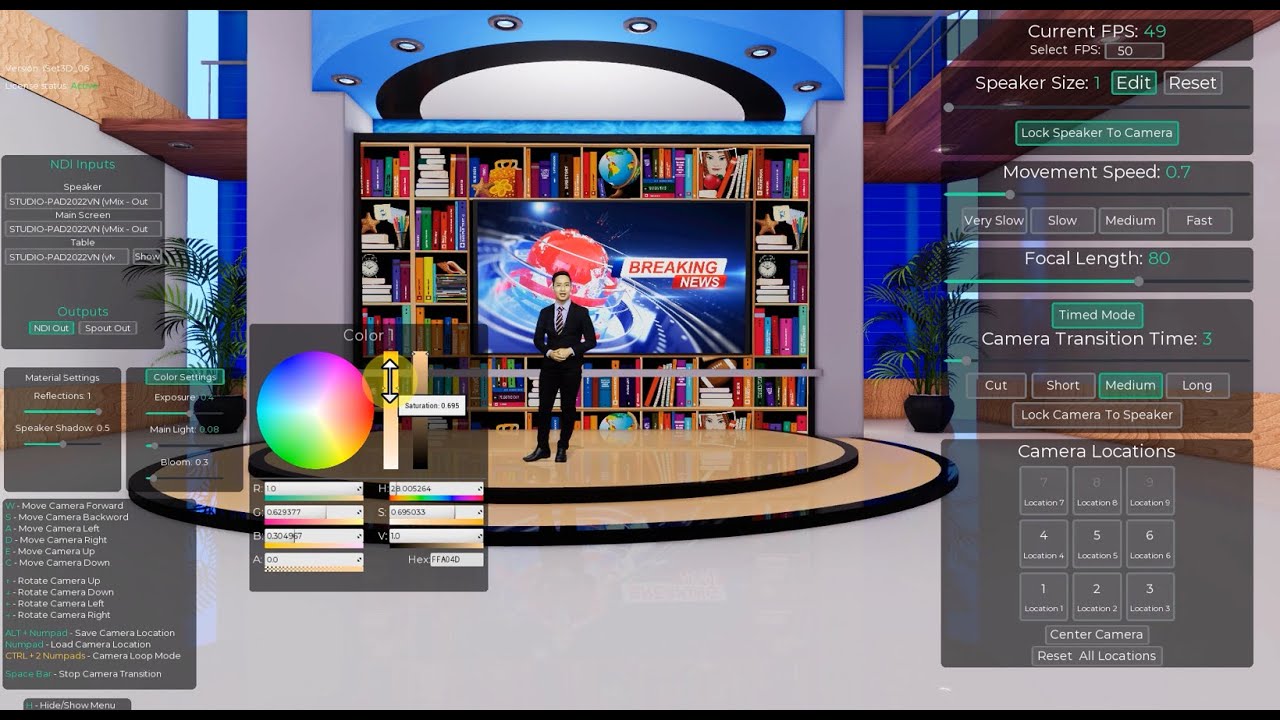 iSet3D 06 | 3D Realtime Virtual Studio Set