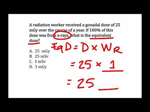 Radiation Units (Math Word Problems)