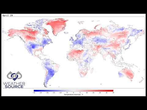 2016 Average Daily Temperature Anomalies – OnPoint Weather