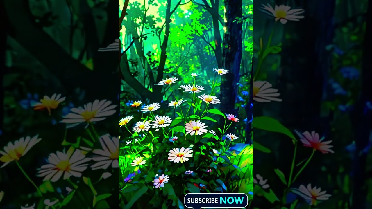 Beautiful Flowers🌼| Ai Generated Nature Video | #nature #ai #relaxing
