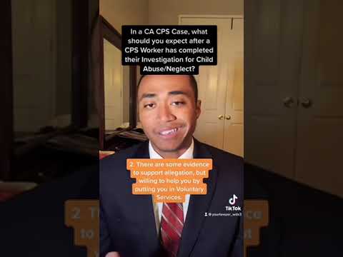 In a California CPS Case, what happens after the CPS Social Worker is done investigating you?