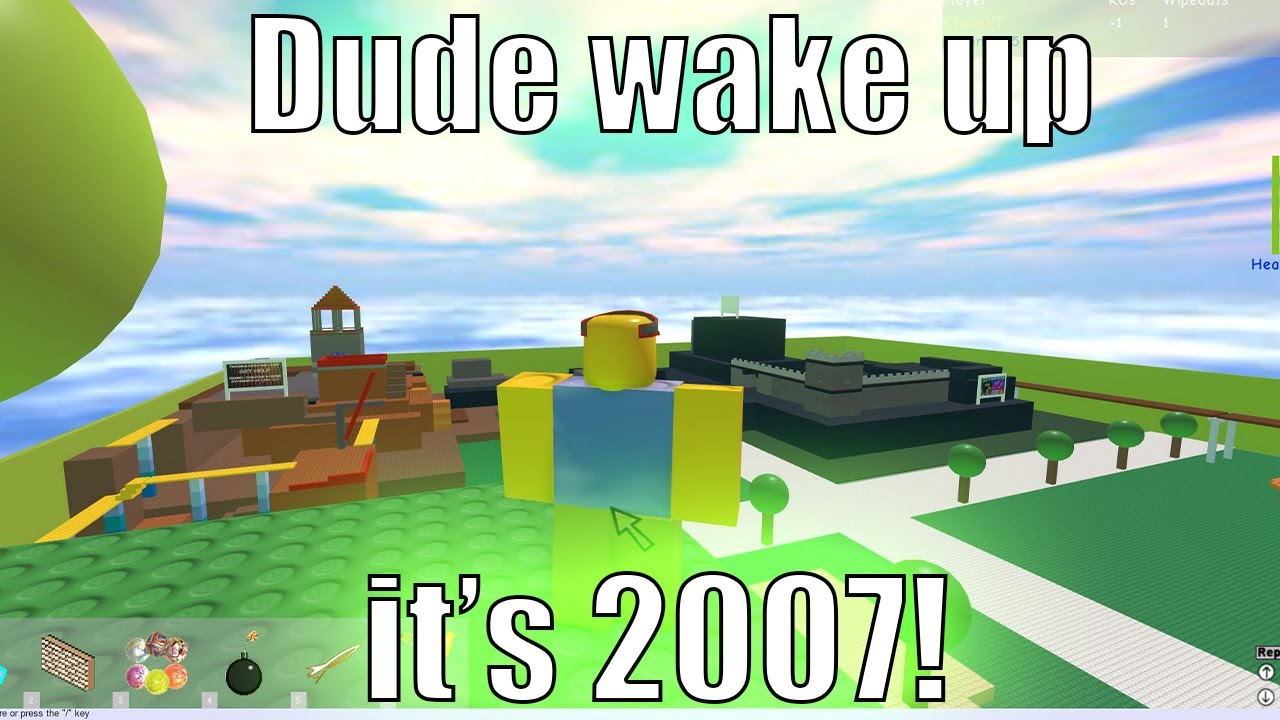 Dude wake up, it's 2007! (Roblox version)
