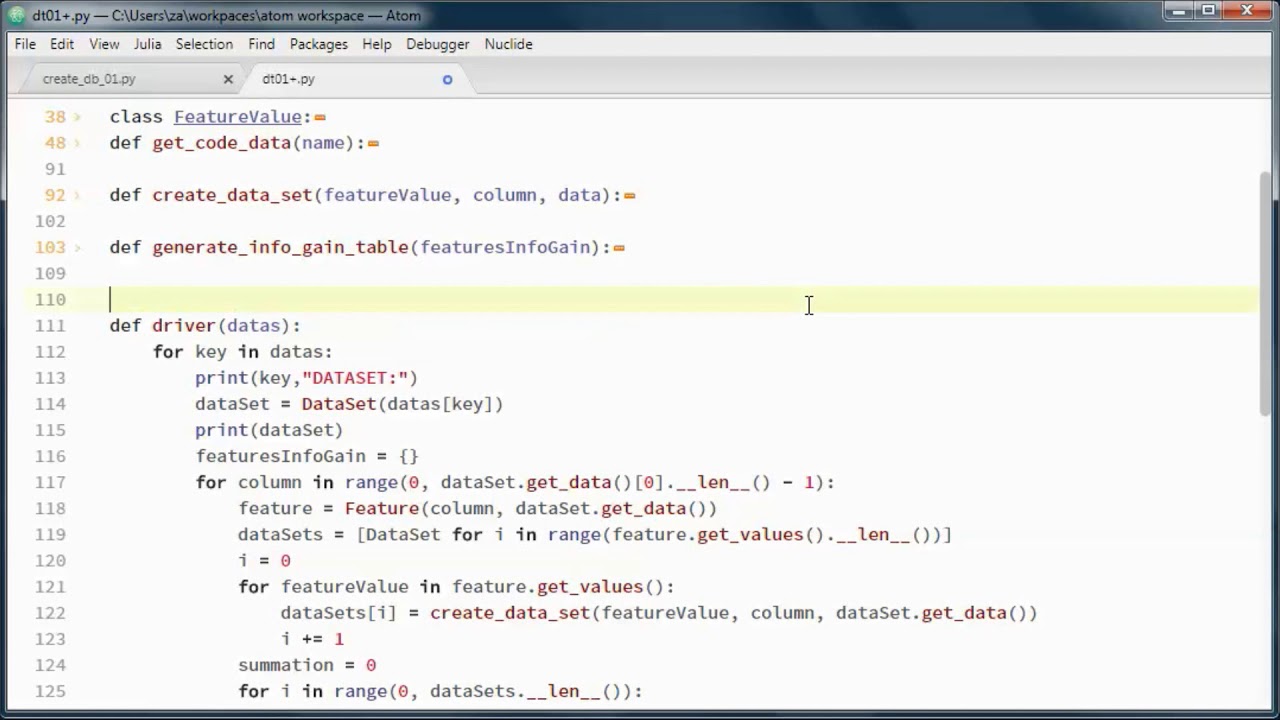 (Decision Tree Python Prototype Project 01) +  data from SQLite DB and file functionality
