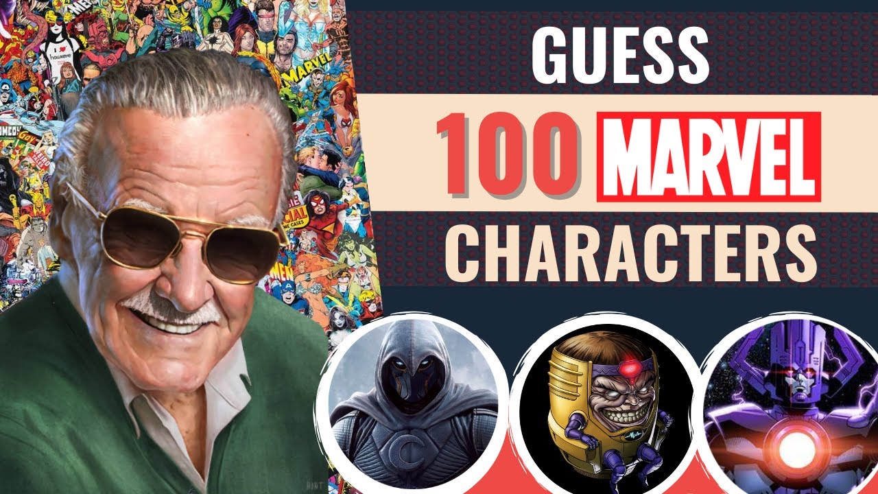 Ultimate Marvel Comics Quiz! | Guess 100 MARVEL characters from the comics (HARD!)