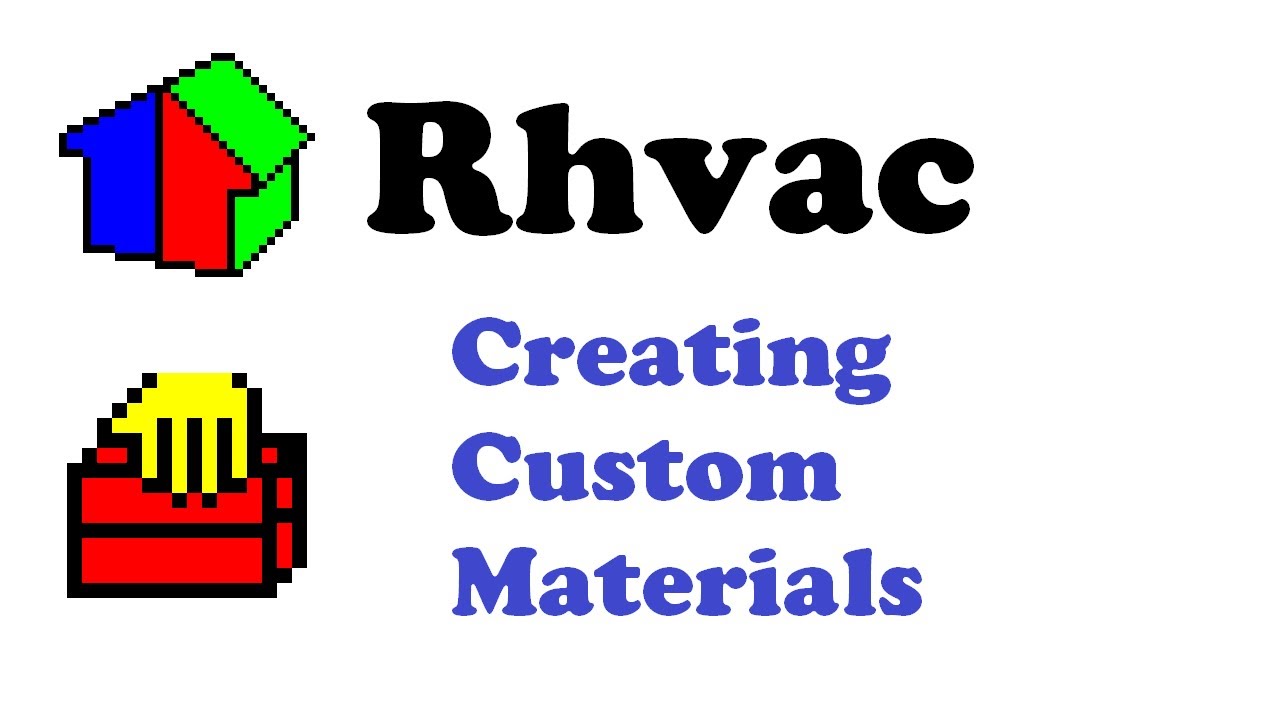 Elite Software Rhvac for ACCA Manual J, D, and S Calculations - Entering Custom Materials