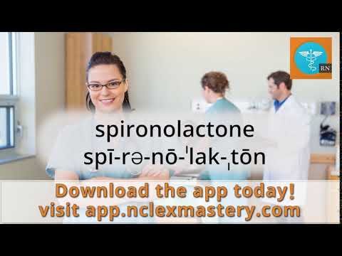 Pronunciations - spironolactone