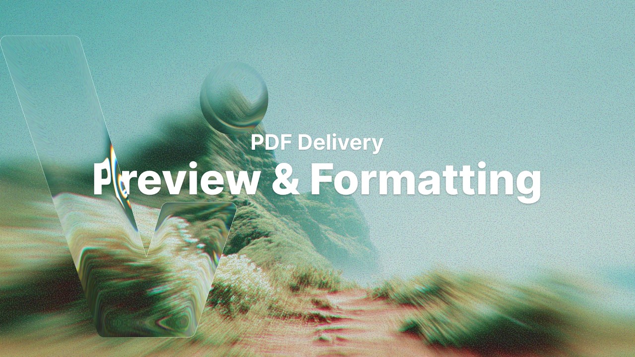 PDF Delivery Preview & Formatting | ListingView PDF Delivery Tutorial