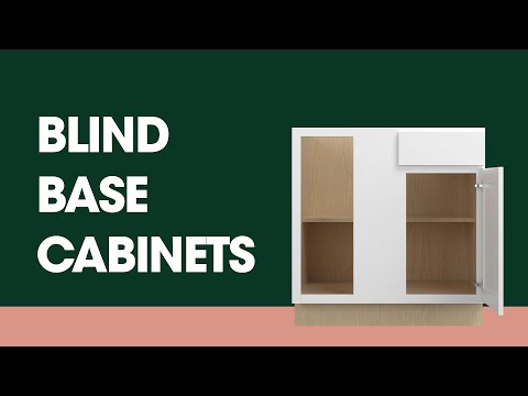 How to install blind base cabinets