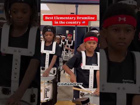 How can an ELEMENTARY school drumline have THIS MUCH swag โ๏ธ๐คฏ๐ฎโ๐จ #BandRaw #Drumline