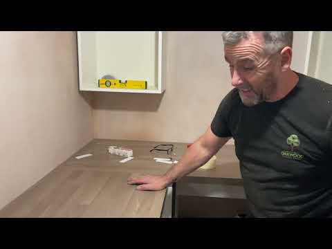 How to join a kitchen work surface without a mason mitre or router and no idea!