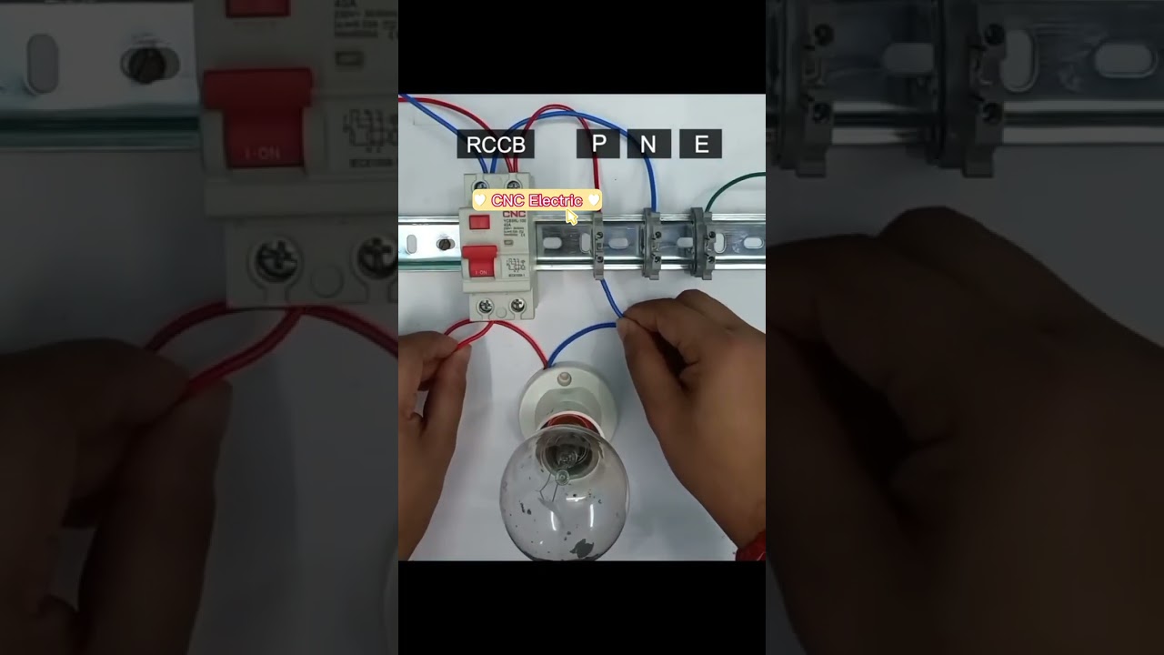 RCCB Residual Current Circuit Breaker Test @CNCElectric1988
