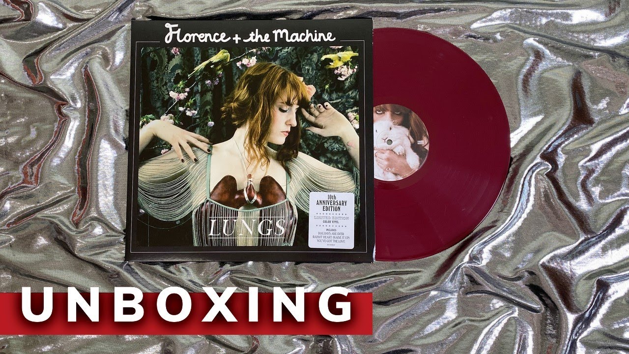 Florence + The Machine - Lungs 10th Anniversary (Burgundy Vinyl) | UNBOXING
