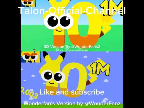 WonderFan's Grounding Chain Scenes Comparisons | Googolchime to Googolboung | BIG NUMBERS #shorts