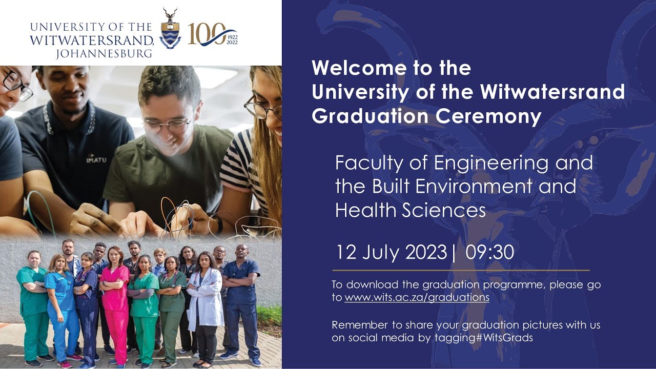 Graduation Ceremony 27 - Faculty of Engineering and the Built Environment and Health Sciences