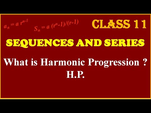 SEQUENCES & SERIES : What is Harmonic Progression H.P.
