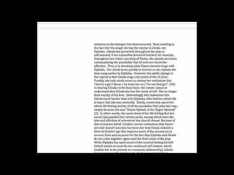 A Cursory Glance at the Writing Bible