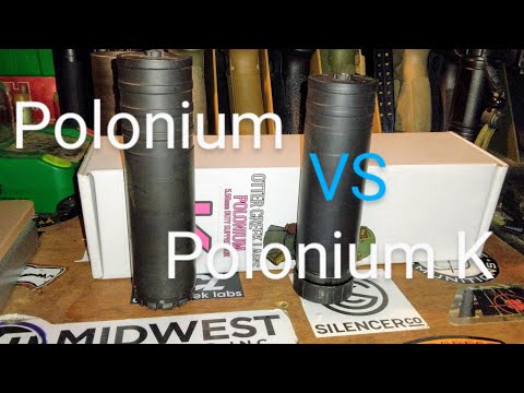 Polonium vs Polonium K, Otter Creek Labs @ottercreeklabs @cerebralfirearms #viral #silencer