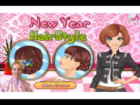 New Year Hair Salon Hairstyle Video Game App Play & Review