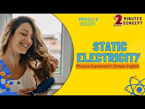Static Electricity ⚡ – Physics Explained in Simplified English (USA-Based) | Real-Life Examples