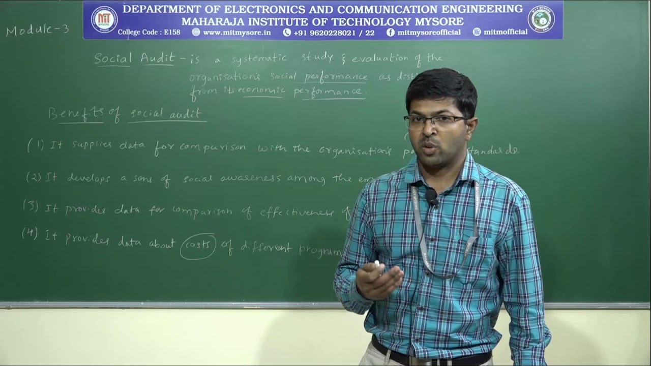 Social Audit | Business Ethics | V ECE | M3 | S2