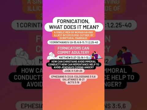 FORNICATION: WHAT DOES IT MEAN? 👫