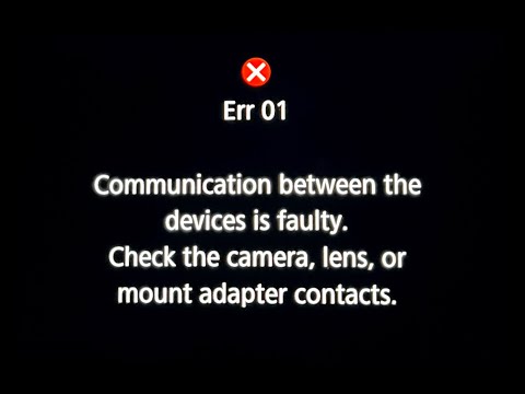 Error 01 repaired at Canon Service Center